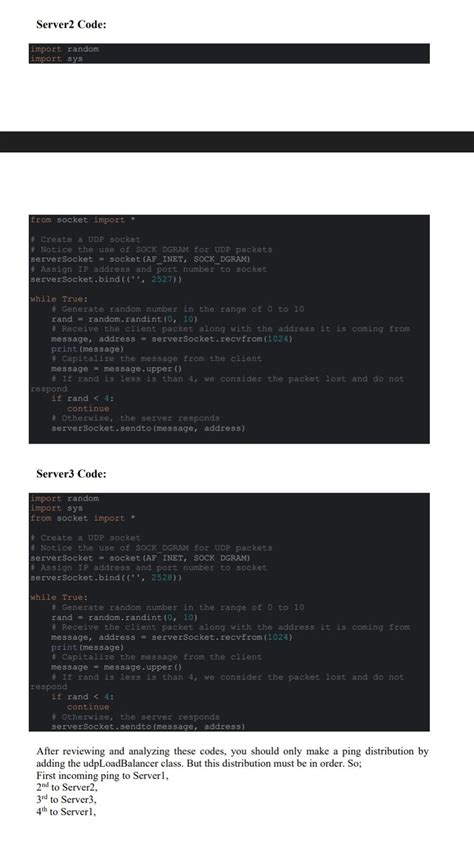 Solved In This Assignment You Will Learn How A Udp Load