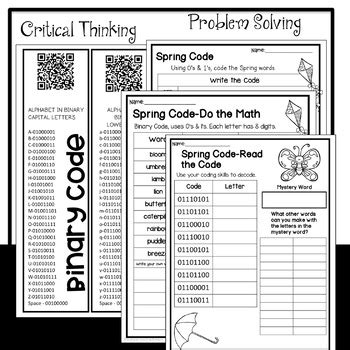 Spring Coding Unplugged By Lisa Taylor Teaching The Stars TpT