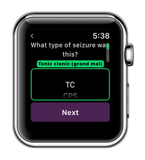 Logging A Seizure On Your Apple Watch Epiwatch