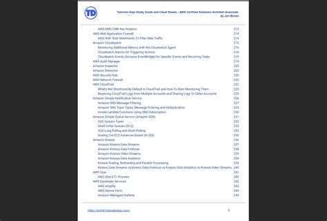 Tutorials Dojo Study Guide EBook AWS Certified Solutions Architect Associate Tutorials Dojo