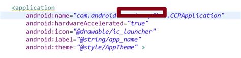 androidmanifest xml中的application中的name属性 com apusicn xml reade the name