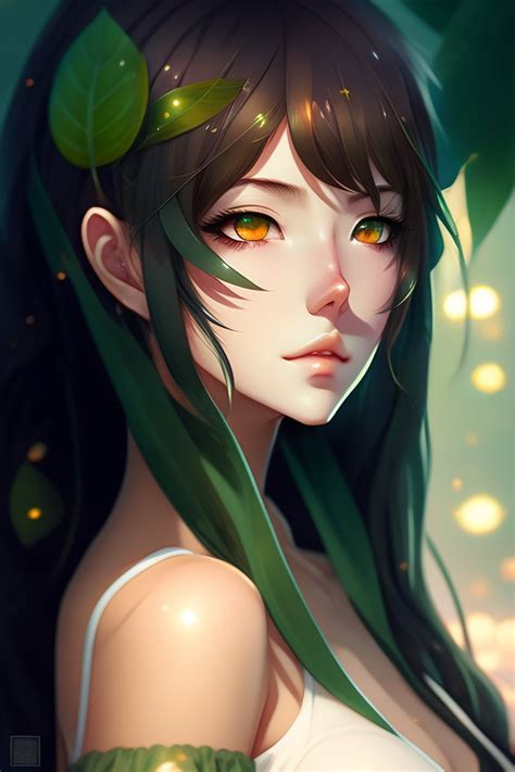 Anime Girl With Dark Brown Hair