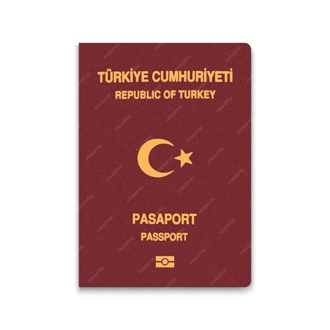 Premium Vector Passport Of Turkey