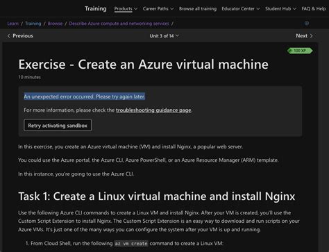 An Unexpected Error Occurred Please Try Again Later Microsoft Qanda