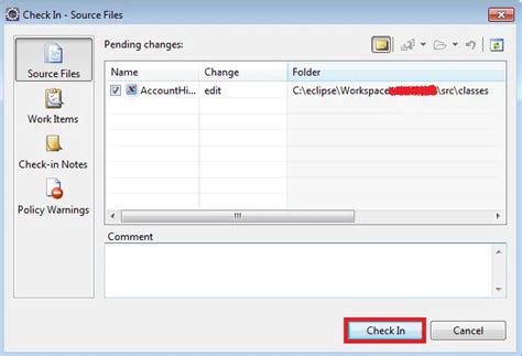 How To Check In Salesforce Component Changes Using Microsoft TFS