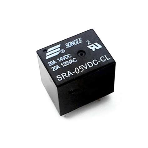 Sra 05vdc Cl General Purpose Spdt 5v 20a Relay Pack Of 2 Phipps Electronics
