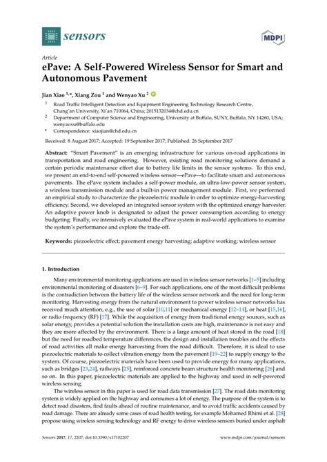 pdf epave a self powered wireless sensor for smart and autonomous