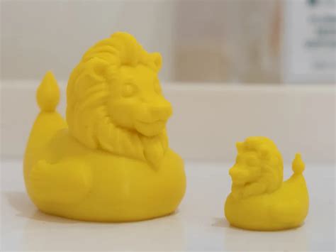 Lion Duck Different Sizes By Montoyamaker Makerworld
