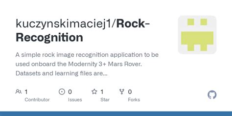 Github Kuczynskimaciej1rock Recognition A Simple Rock Image