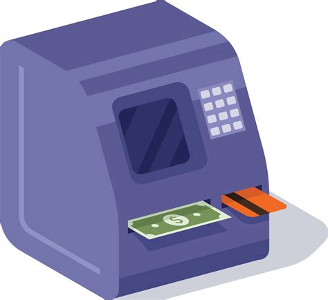 3d Vector Image Of An Automatic Teller Machine 22600049 Vector Art At