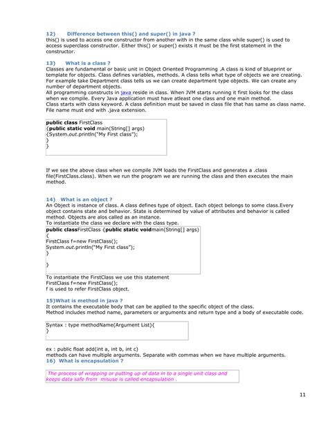 240 Core Java Interview Questions And Answerspdf