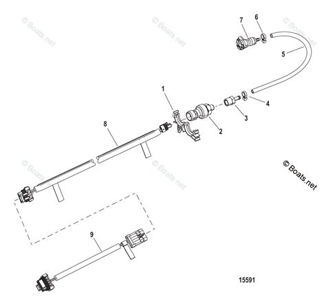 Mercury Rigging Parts And Accessories Smartcraft Oem Parts Diagram For Pitot Sensor Kit 881879a13