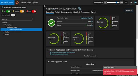 Failed To Load Events At Applications Page · Issue 866 · Microsoft