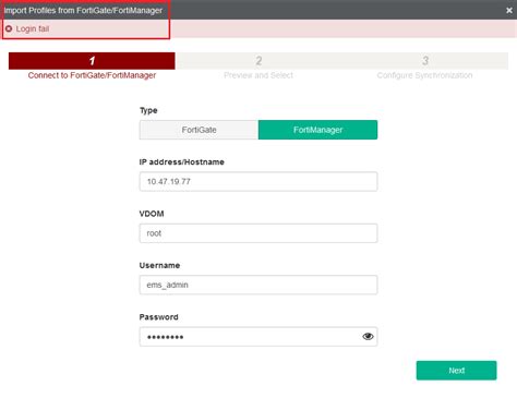 Technical Tip Login Failed When Importing A Web F Fortinet Community