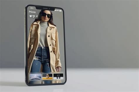 Premium Photo Design An Ar App That Lets Users Try On Virtual Cl Generative Ai