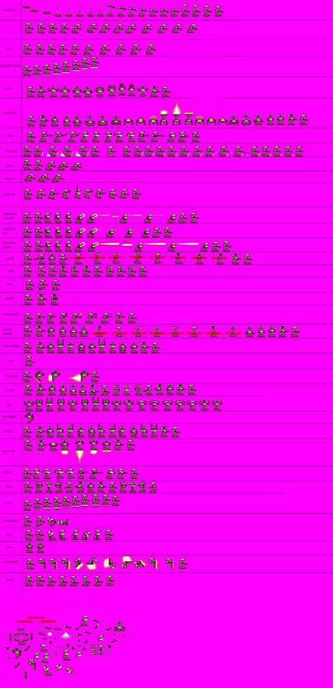 Rob Complete Sprite Sheet By Superspriter92 On Deviantart