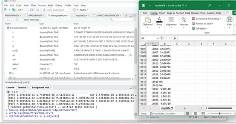 Adjusted P Values Are Not Coming Out In A Grid Rrlanguage