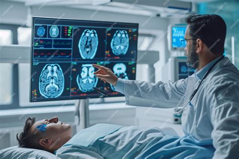 Premium Photo Doctors Using Ai For Remote Patient Monitoring Ar