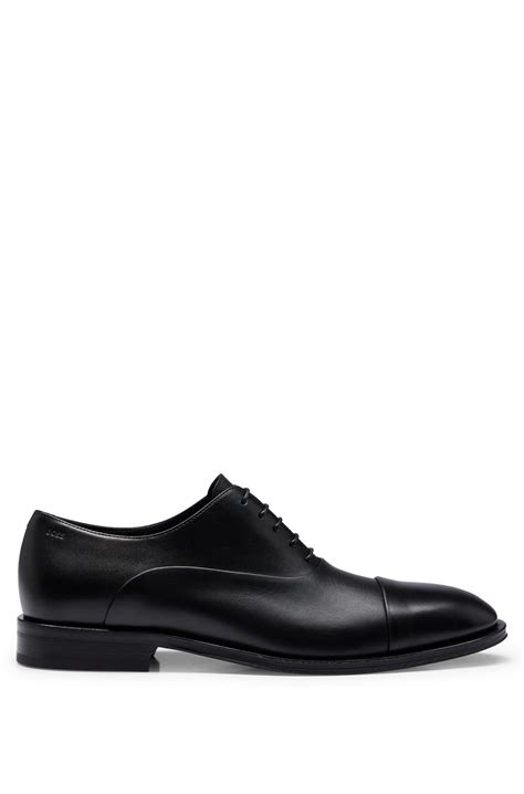 Zapatos Business De Piel Con Detalle Hombre Boss Hugo Boss Perú