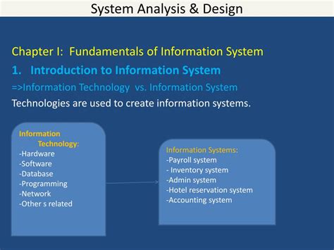 Ppt System Analysis And Design Powerpoint Presentation Free Download Id 2933714
