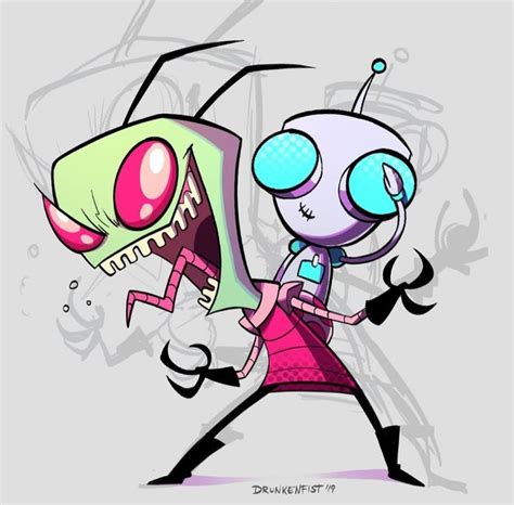 Pin By V Biersack On Invasor Zim Cute Monsters Drawings Invader Zim