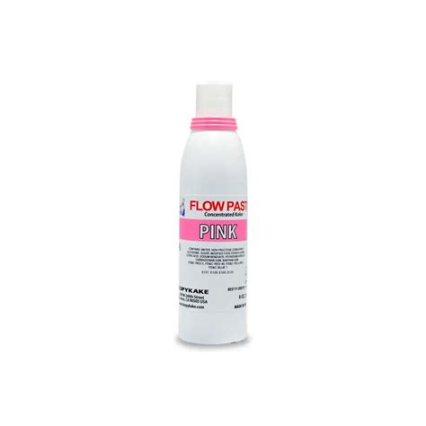Kopykake Flow Paste Pink 8 Oz Bakers Village Store