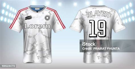 축구 유니폼과 티셔츠 스포츠 그래픽 디자인 서식 파일 이랑 축구 키트 유니폼 준비에 대 한 로고와 이름 쉽게 색상 및 팀 에