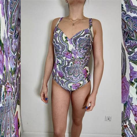 Mature Women One Piece Swimsuit Etsy