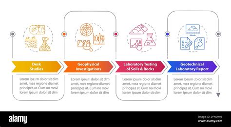 Geotechnical Investigation Rectangular Infographics Stock Vector Image And Art Alamy
