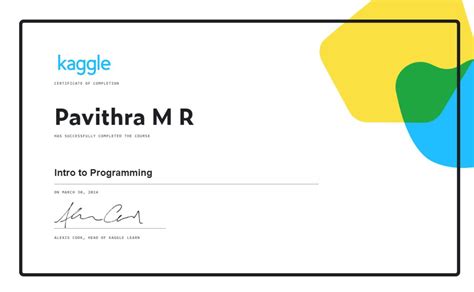 pavithra m r on linkedin kaggle programming computerscience