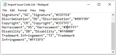 Import Issue Types