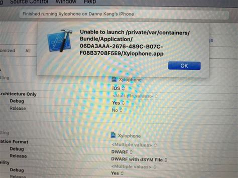 Iphone How To Resolve Xcode 101 Unable To Launch App Stack Overflow