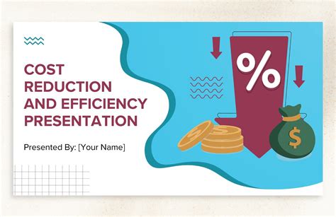 Cost Reduction And Efficiency Presentation Template Download