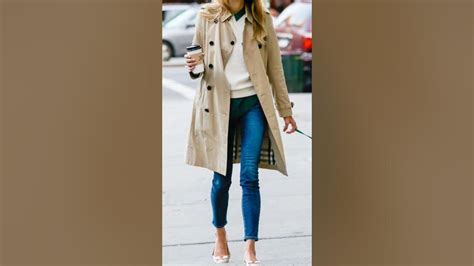 옷 잘입는 세련된 그녀들 가을 트렌치코트 스타일 꿀팁 Shorts 옷잘입는법 트렌치코트 패션 중년패션코디 데일리룩 룩북 Youtube