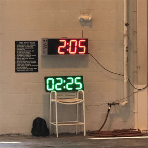 Swimnerd Digital Pace Clock | Outdoor Swimming Pool Clock – SWIMNERD PACE CLOCKS