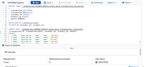 Partitioning And Clustering In Bigquery Randomtrees Blog