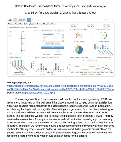 Celonis Challenge Delivery Process Analytics Devpost