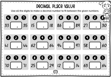 Decimal Place Value Chart