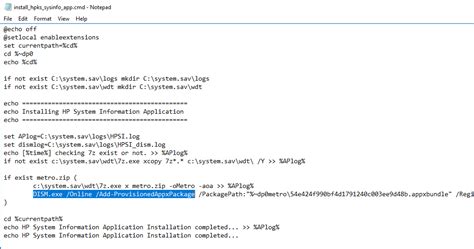 Packaging Uwp Drivers For Deployment In Cm Hp S Developer Portal