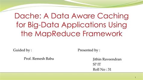 dache a data aware caching for big data applications using the