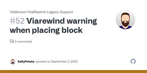 Viarewind Warning When Placing Block · Issue 52 · Viaversionviarewind Legacy Support · Github