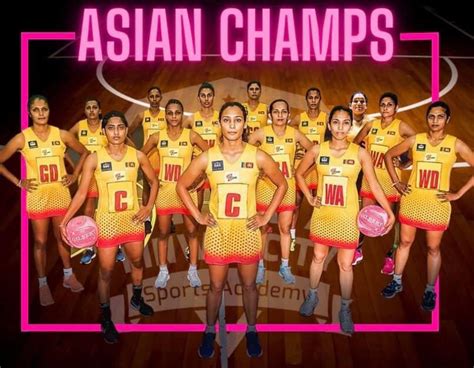 Finwin City Sports Academy On Linkedin Asia Netball Championship