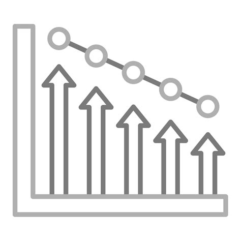 그래프 아이콘 프리미엄 벡터