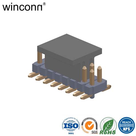 1 27mm Samtec Alternative Gold Plated Double Row Vertical Smt Smd For Automotive Bus Power Pin