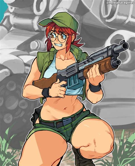 Fio Germi Metal Slug Drawn By Wallacepires Danbooru