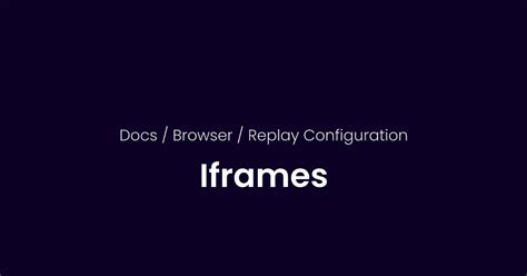 Iframe Recording