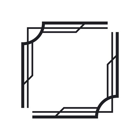 Square Decorative Frame 2494252 Vector Art At Vecteezy