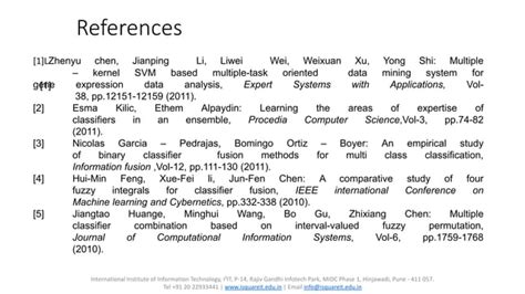 fusion pattern recognition classification classifier fusion ppt