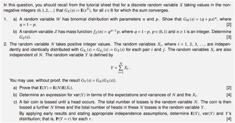 Solved In This Question You Should Recall From The Tutorial Chegg