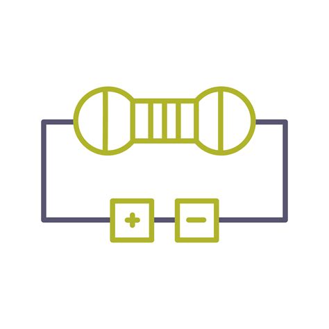 Resistor Vector Icon 19492078 Vector Art At Vecteezy
